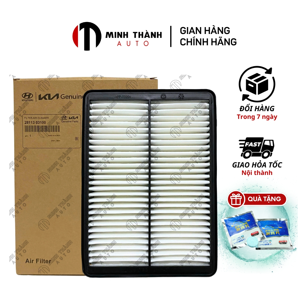 Lọc gió động cơ, lọc gió máy xe Hyundai Custin mã OEM: 28113-03100 ...