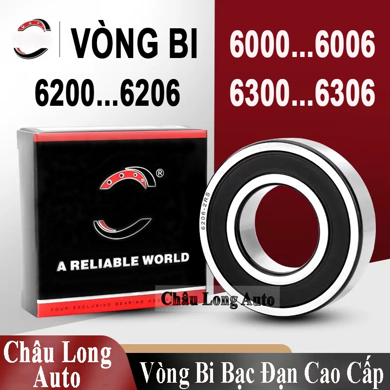 Vòng Bi Bạc Đạn 6000 6004 6200 6201 6202 6203 6204 6300 6301 6305 Trục Phi 10 12 15 17 20 25 ...