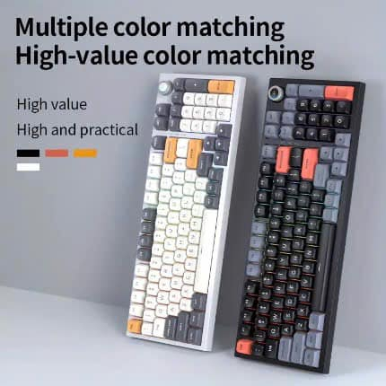 BÀN PHÍM CƠ ASESTEK AK98 BLACK GREY YELLOW SWITCH | Shopee Việt Nam