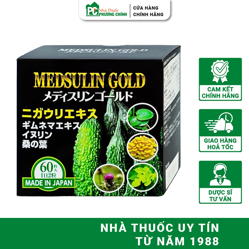 Viên Uống Tiểu Đường JpanWell Medsulin Gold Giúp Hạ Đường Huyết, Ngăn ...