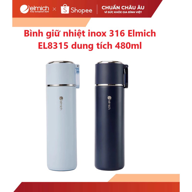 Bình giữ nhiệt ELMICH Inox316 - EL8315 - Dung tích 480ml - Bảo hành 6 tháng | Shopee Việt Nam