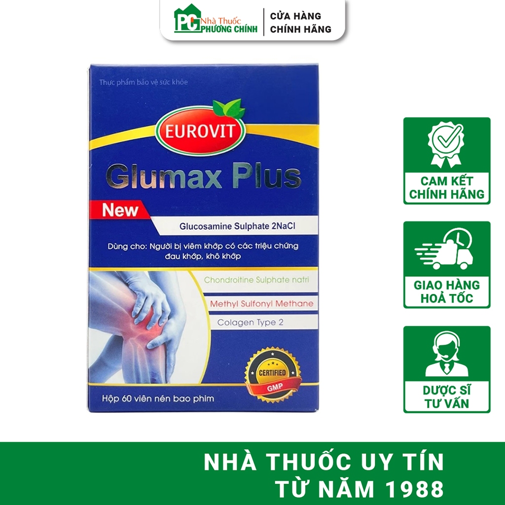 Viên Uống Xương Khớp Eurovit Glumax Plus Giúp Làm Giảm Các Triệu Chứng ...