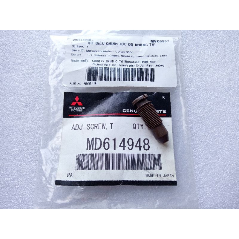 Bù lon vít chỉnh gió ổ ga (Adjust screw throttle body) Pajeo V33 V43 ...