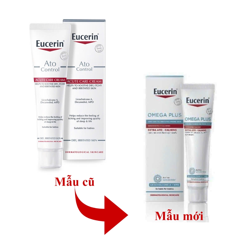 Eucerin Omega Plus Extra Ato Calming 40ml - Kem Giảm Dị Ứng | Shopee ...