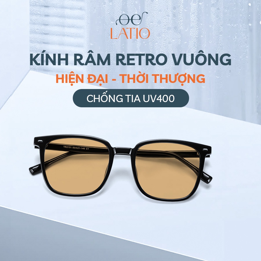 Kính râm nam nữ LATIO, kính mát thiết kế thời trang hiện đại cao cấp 2025, chất liệu nhựa TR90 ...
