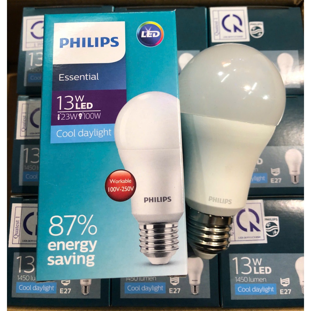 Bóng đèn Ess led Buld 13w e27 Philips | Shopee Việt Nam