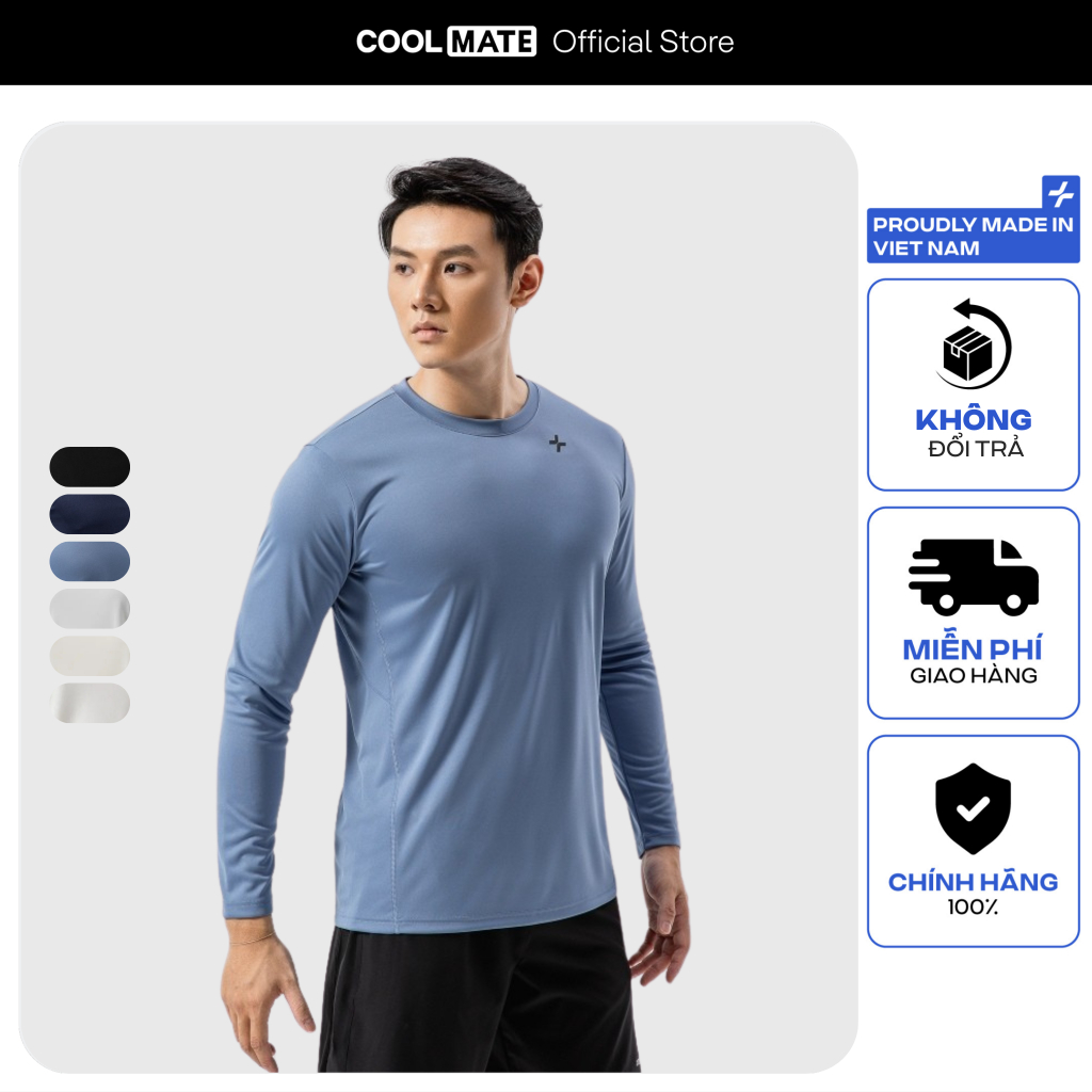 [25-26.2 MUA 2 GIẢM 50%]Áo dài tay thể thao thu đông Essential co giãn năng động giữ ấm tốt ...