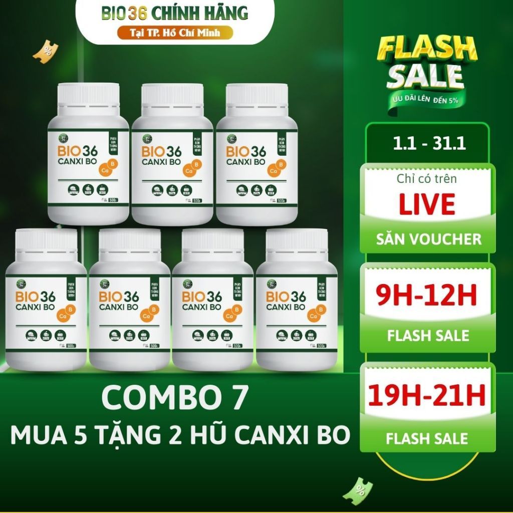 Canxi Bo BIO36 Mua 5 Tặng 2 Phân Bón Dưỡng Quả Dai Cuống Bóng Vỏ ...