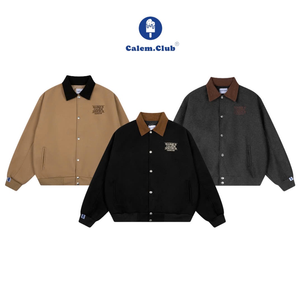 Calem.Club - Áo Khoác Dạ Bomber Jacket LIMITED EDITION chất vải dạ lót ...