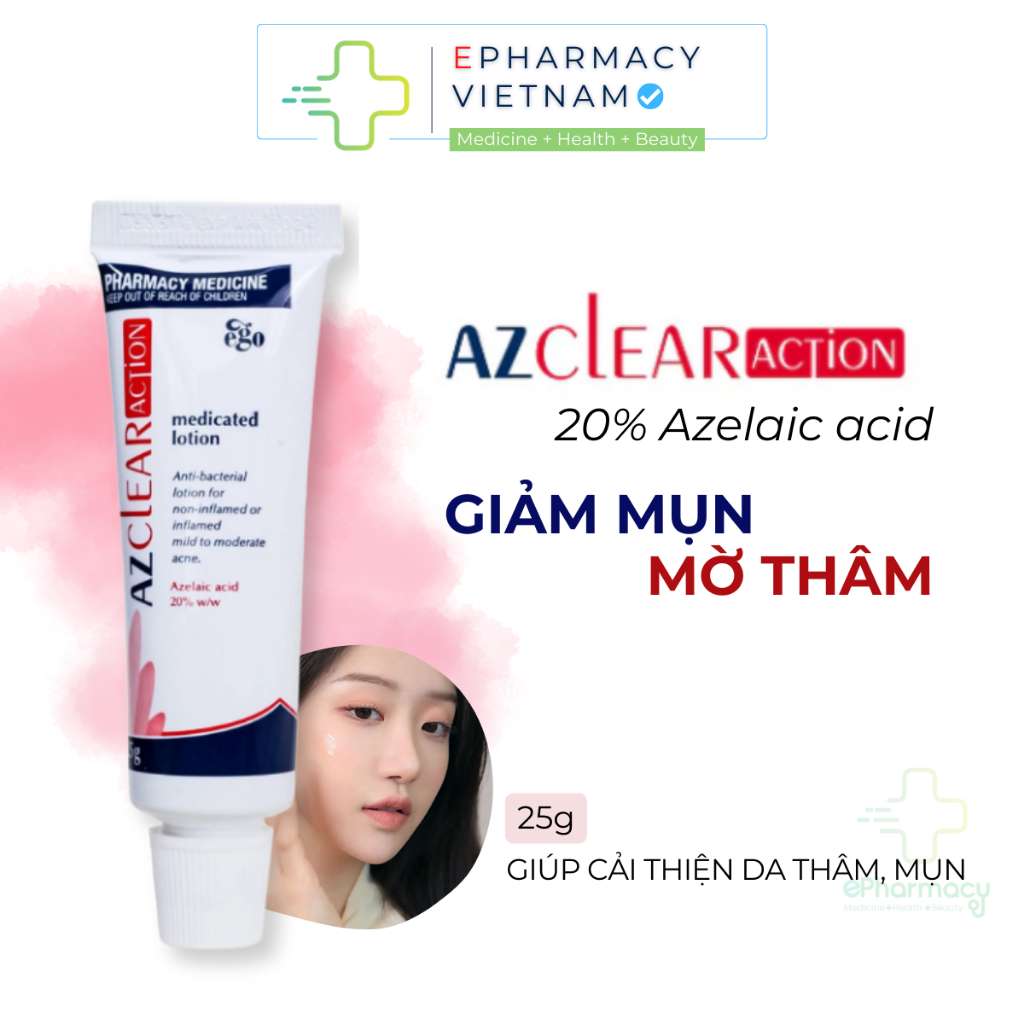 Kem Dưỡng Azclear Action Medicated Lotion 20% Azelaic Acid Giúp Giảm ...