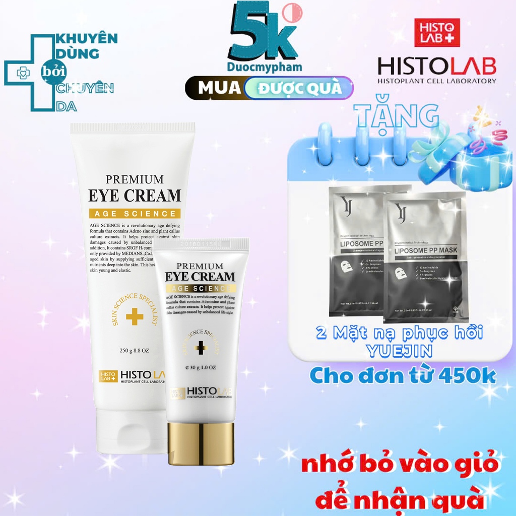 Kem Dưỡng Mắt HISTOLAB Premium Eye Cream - Giúp Giảm Vết Chân Chim, Dưỡng Ẩm, Chống Lão Hóa 30G ...