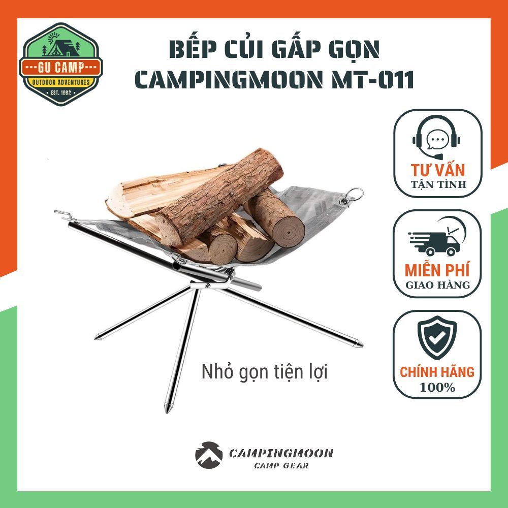 Bếp Củi Campingmoon MT-011 | Solo-301 | Bếp Cắm Trại Mini Thép Không Gỉ, Gọn Nhẹ, Dễ Lắp Ráp ...