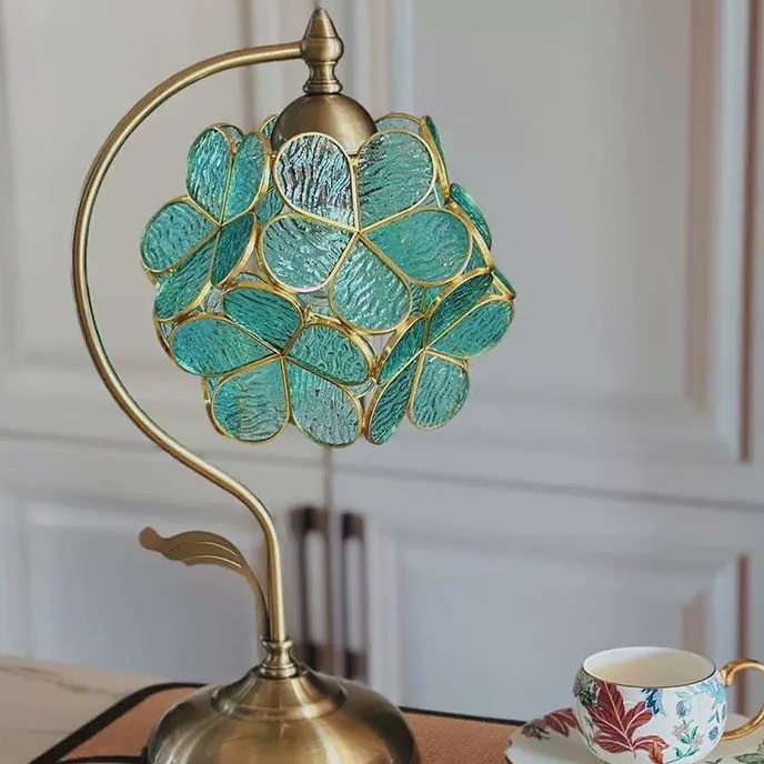 Đèn Bàn Cánh Hoa Sáng Tạo Tiffany Phong Cách Châu Âu Lãng Mạn Trang Trí ...