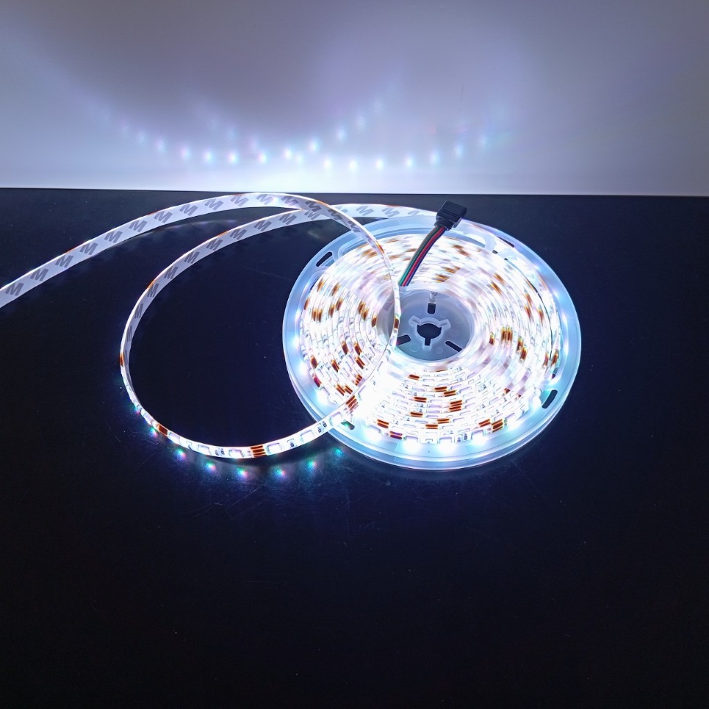 Đèn Led dây 7 màu GRB 12v có phủ keo chống nước, 120b/ 1m, cuộn 5m ...