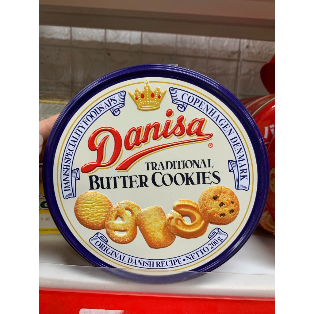 Bánh Quy Bơ DANISA hộp thiếc 200g | Shopee Việt Nam