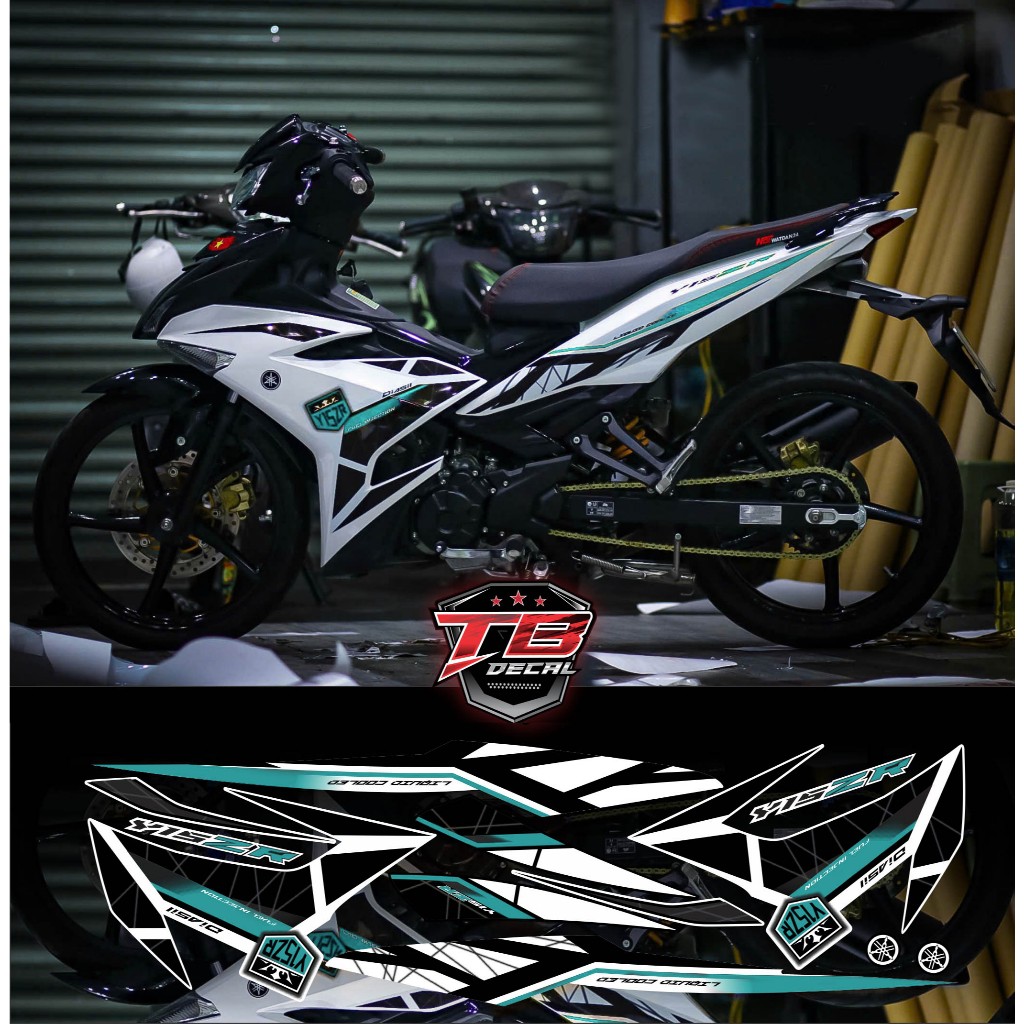 Tem Exciter 150 Logo Y15 Trắng full | Shopee Việt Nam