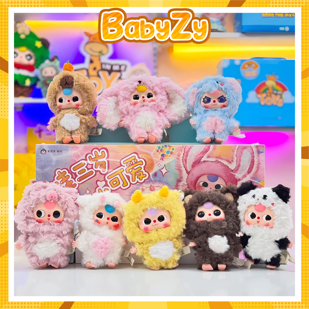 [CHÍNH HÃNG] Baby Three V3 mini blind box chính hãng hộp mù gấu bông ...