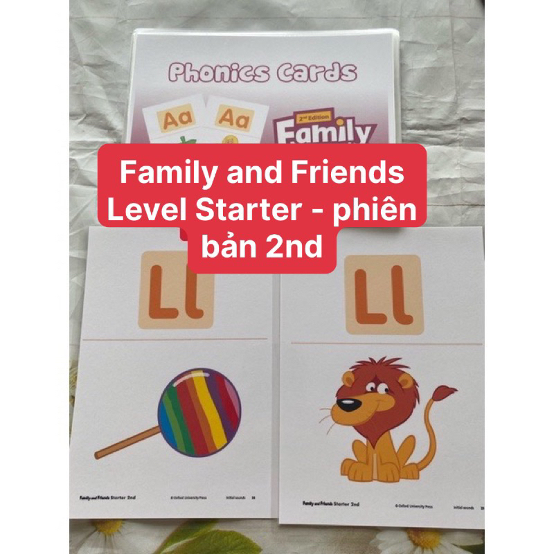 Flashcard Phonics Family and friends Starter -2nd ép plastic | Shopee ...