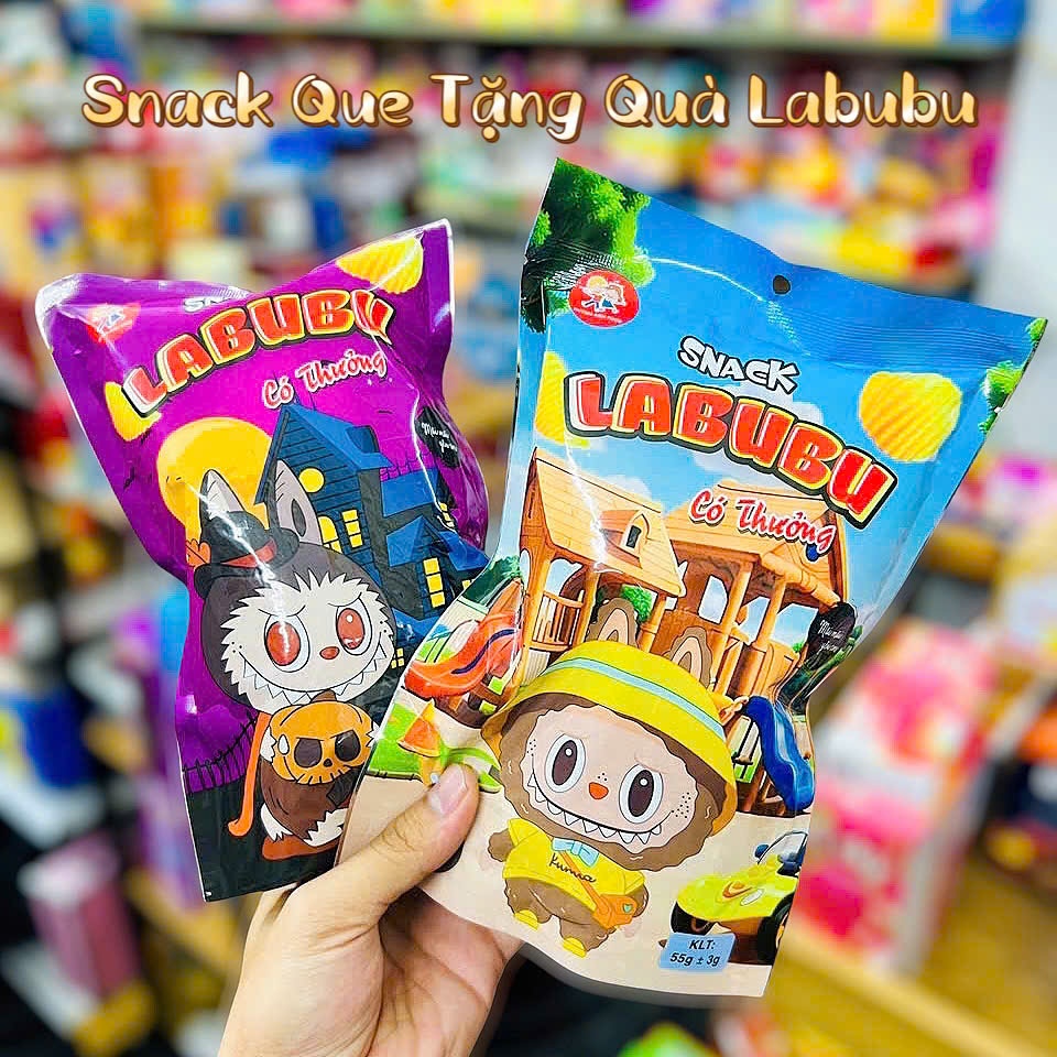 Lẻ 1 Gói Snack Que Labubu Tặng Quà | Shopee Việt Nam