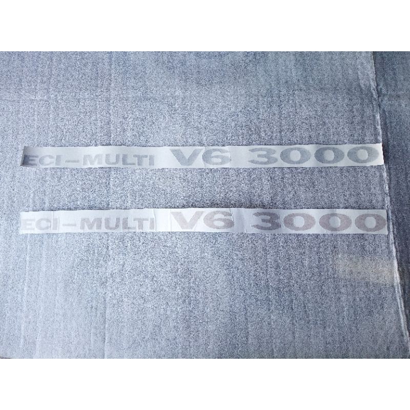 1 Tem dán decal hông sau ECI-Multi V6 3000 Pajero V33 V43 MR192860 ...