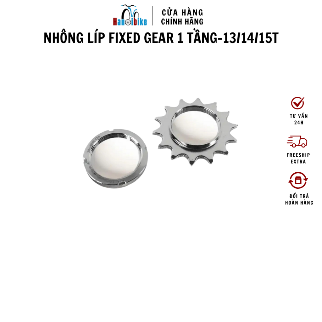 Líp 1 tầng dành cho xe đạp Fixed Gear kèm khóa - 13T, 14T, 17T, 18T | Shopee Việt Nam