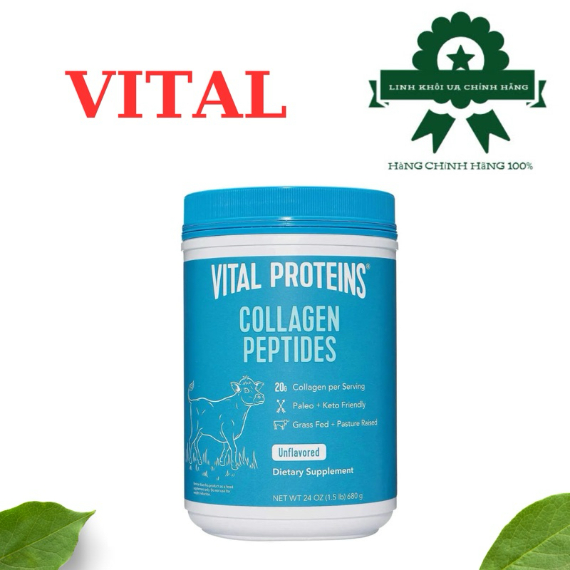 Collagen bột thuỷ phân vital protein collagen peptides 680g | Shopee Việt Nam