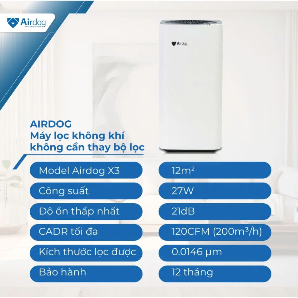Máy lọc không khí AIRDOG X3 cao cấp - Hàng Chính Hãng | Shopee Việt Nam