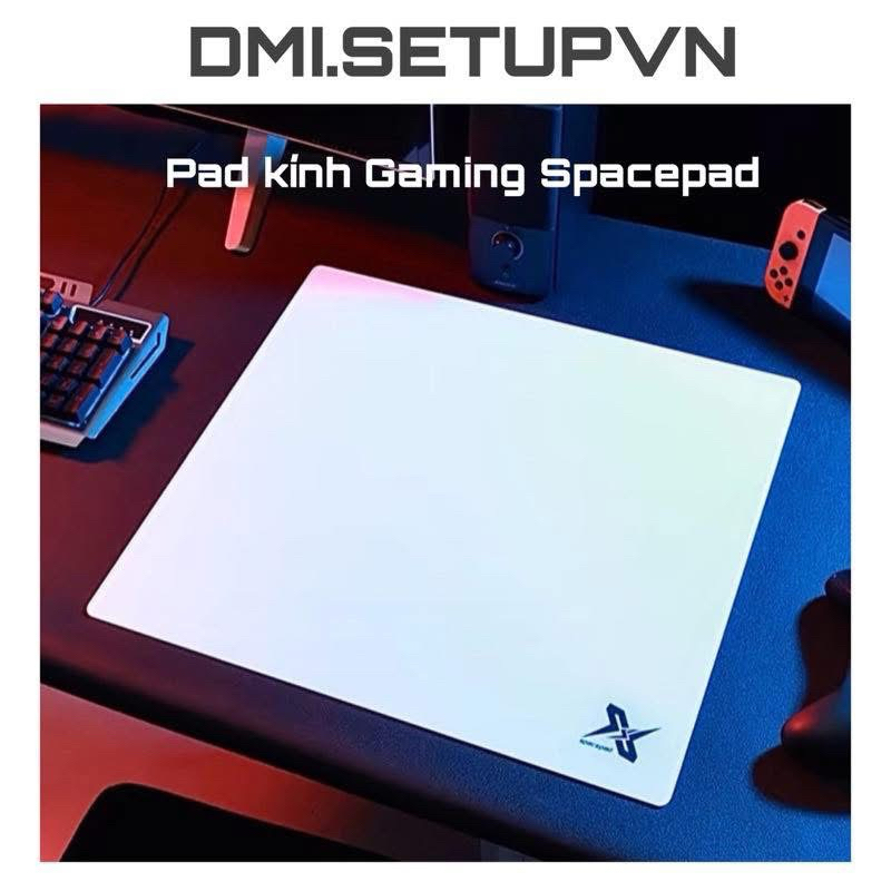(Tặng feet PTFE) - GIAO NGAY 🧊 Lót Chuột Kính Cường Lực SpacePad | Mousepad Cao Cấp Cho Game FPS ...