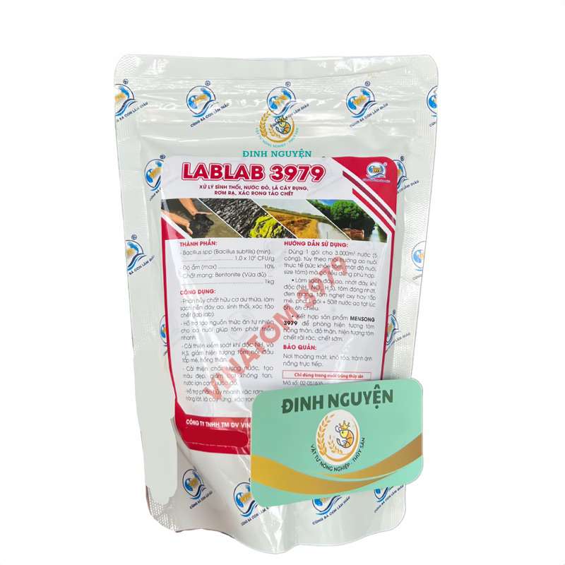 Lablab 3979 (Lab Lab) xử lý sình thối, nước đỏ, lá cây rụng, rơm rạ, xác rong tảo trong ao nuôi ...