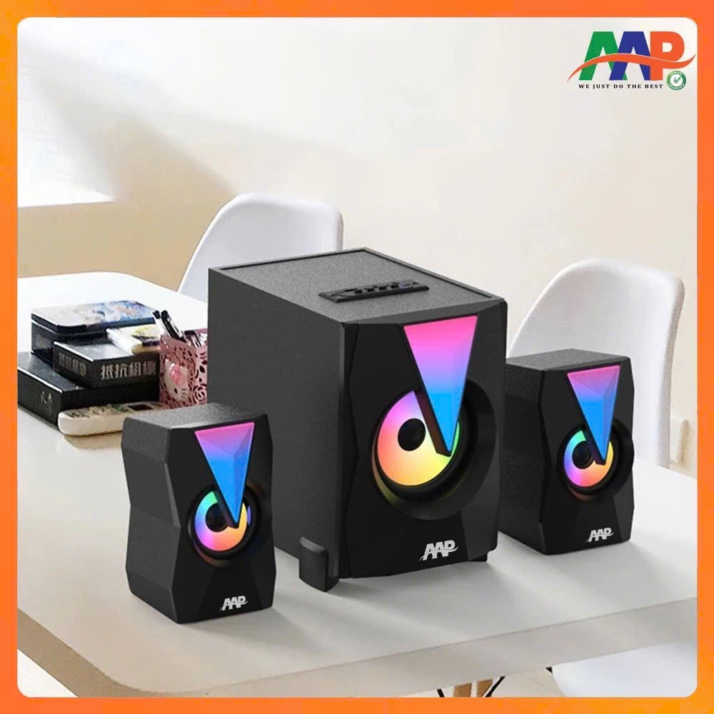Loa Máy Tính Bluetooth Led Rgb 2.1 Kisonli TM-4000U Công Suất Lớn - Loa Vi Tính Để Bàn Có Dây Âm ...