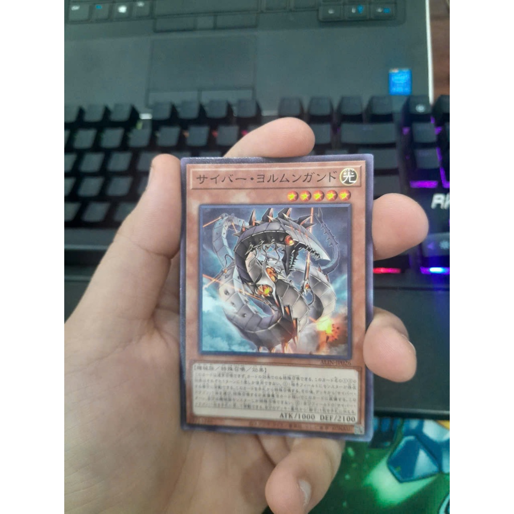 [ 20250222 ] Thẻ bài Yugioh chính hãng Cyber Jormungandrr ALIN-JP026 | Shopee Việt Nam