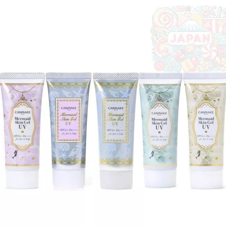 CAMMAKE Mermaid Skin Gel UV C03 Pure Purple 40g Sunscreen Niacinamide ...