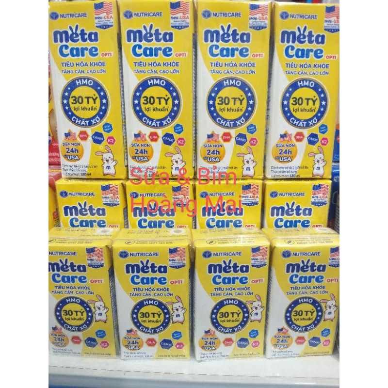 Thùng 48 hộp sữa bột pha sẵn metacare opti vàng 110ml / 180ml | Shopee Việt Nam