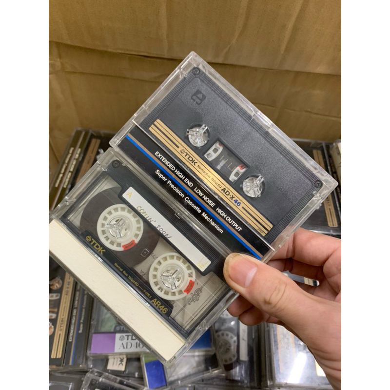 Băng cassette Một Nước TDK AD 46 Phút Tem Vàng Và Tem Bạc Loại Sợi Dầy ...