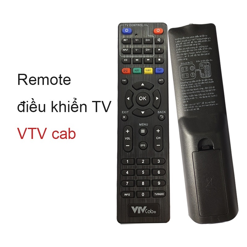 Remote Đầu Thu VTVCab Model DTC3445 - Điều Khiển Truyền Hình VTV Cab ...