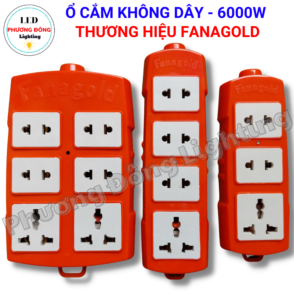 Ổ cắm điện Fanagold cao cấp chịu tải cao 6000w - không dây | Shopee ...