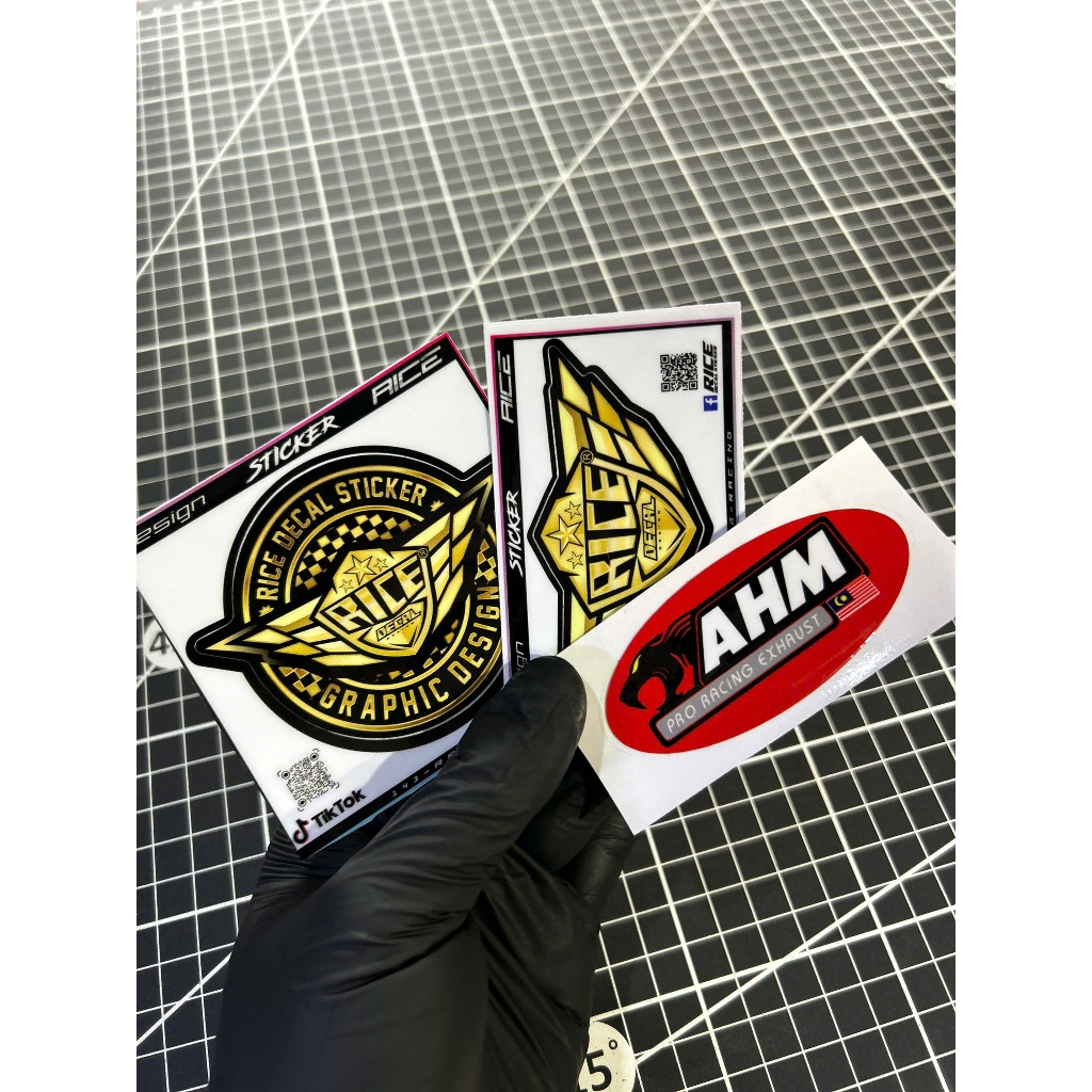 Tem Dán Sticker Logo AHM 7.5x3.5 | Shopee Việt Nam