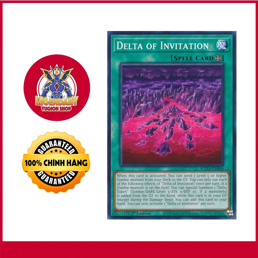 [Thẻ Bài Yugioh Chính Hãng] Delta of Invitation | Shopee Việt Nam