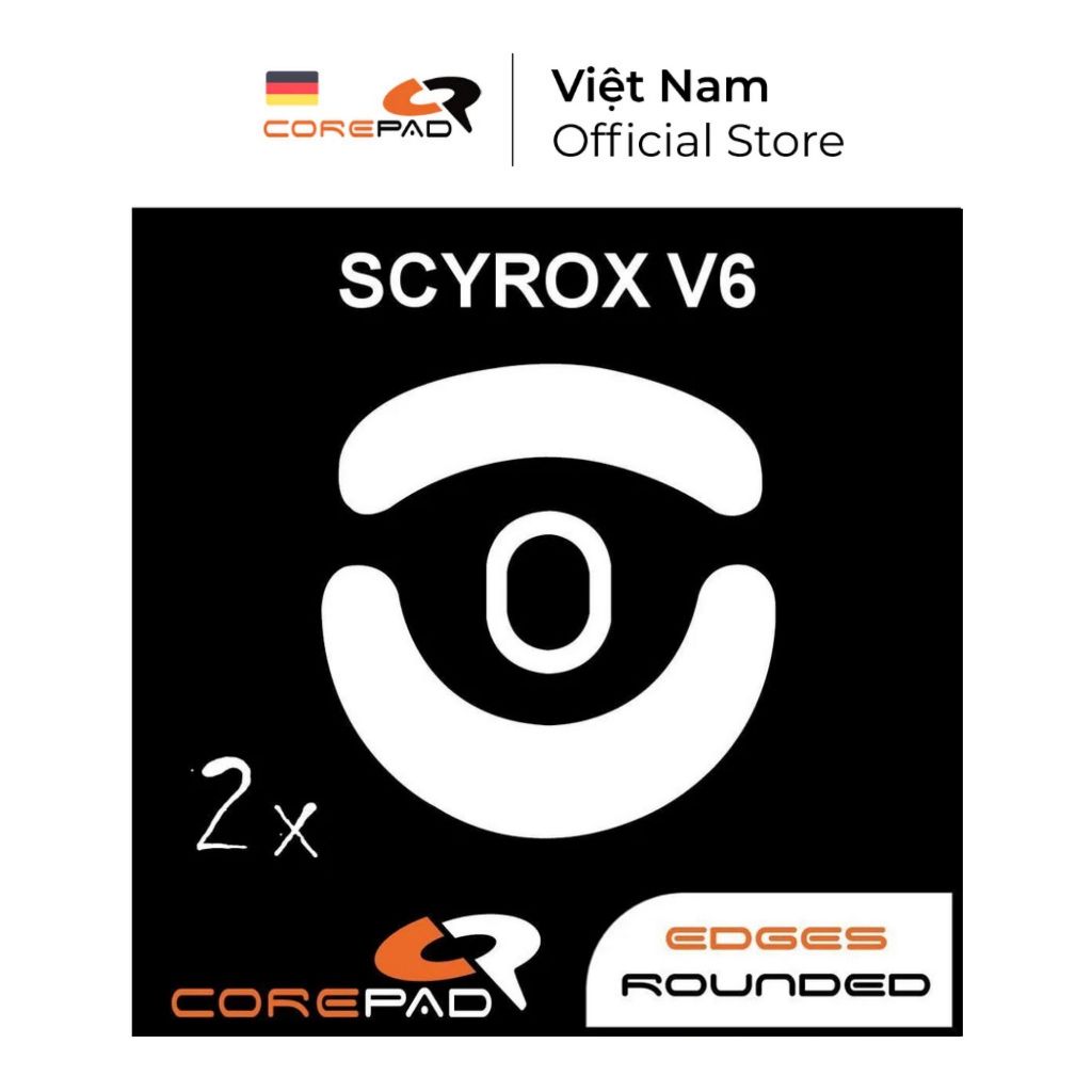 Feet chuột PTFE Corepad Skatez PRO Scyrox V6 Superlight 8K Wireless (2 bộ) - Corepad Official ...