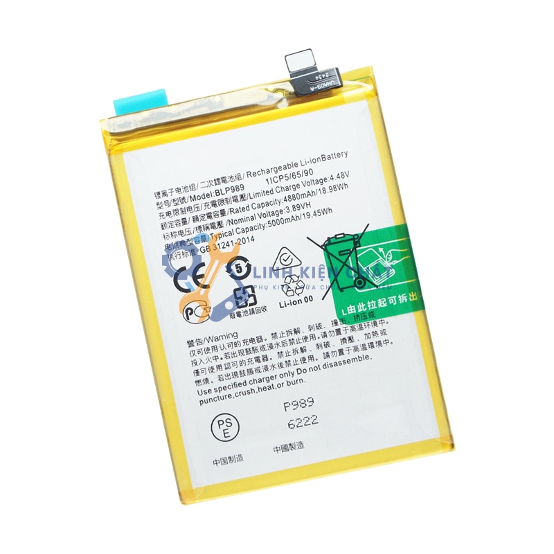 Pin cho Oppo A98 5G CPH2529 (BLP989) 5000mAh Zin - Hàng Linh Kiện ...