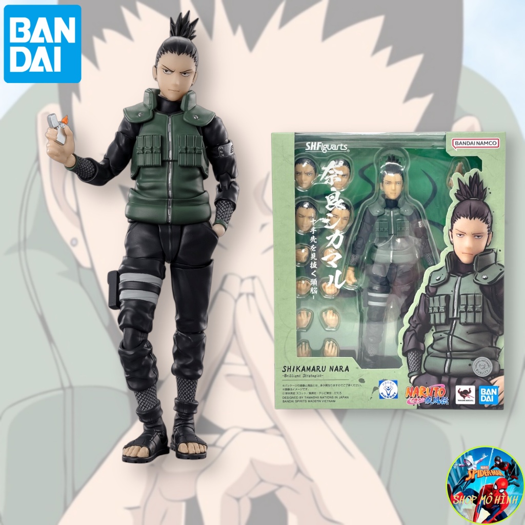 [HÀNG SẴN-HỎA TỐC] Mô hình SHF SHIKAMARU NARA - SHF Naruto chính hãng ...