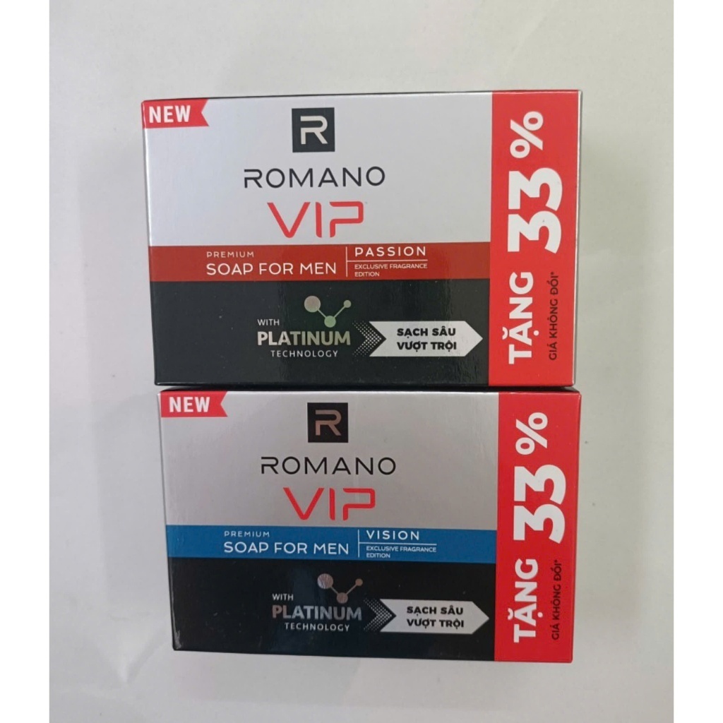(MỚI) Xà Bông Cục Romano Vip Passion/ Vision 120G | Shopee Việt Nam