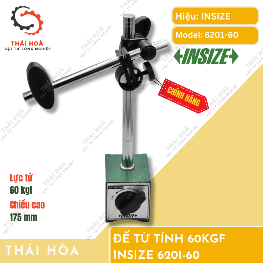 Đế từ tính INSIZE 6201-60 gá đồng hồ so – Chính hãng | Shopee Việt Nam