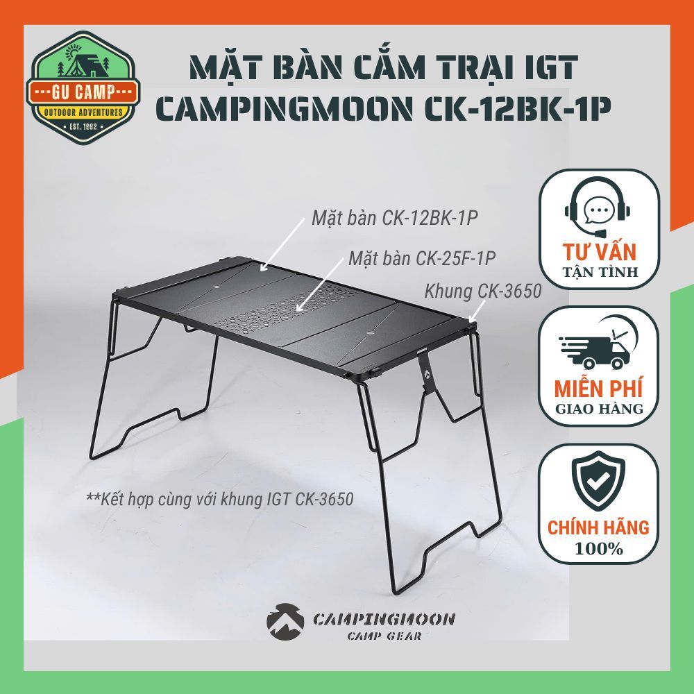 Mặt bàn, khung bàn cắm trại IGT Campingmoon CK-12BK-1P | CK-12F-1P | CK ...