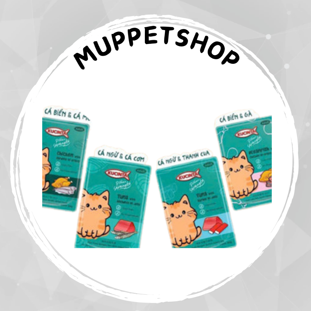 Pate Cho Mèo KUCINTA Gói 80g - Pate Kucinta Cho Mèo Cao Cấp Gói 80g ...