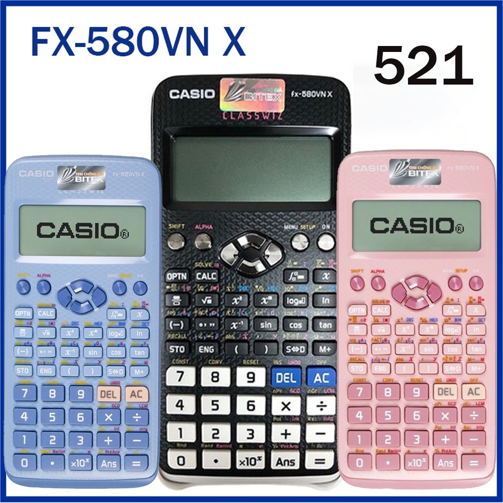 Casio 580 - Giá Tốt, Miễn Phí Vận Chuyển, Đủ Loại | Shopee Việt Nam