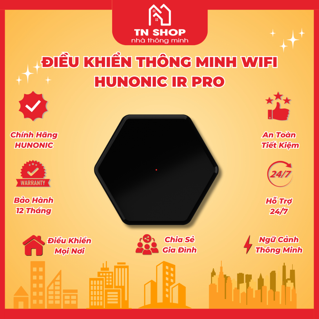 Bộ Điều Khiển Hồng Ngoại Hunonic IR Smart Pro - Điều Khiển Tivi, Điều ...