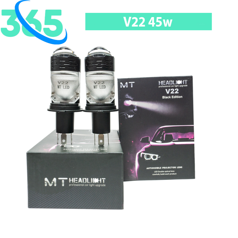 Đèn Led V22 MT Trợ Pha Mắt Ếch Công Suất 35-45w Chân H4 Lắp Ô tô Xe Máy | Shopee Việt Nam