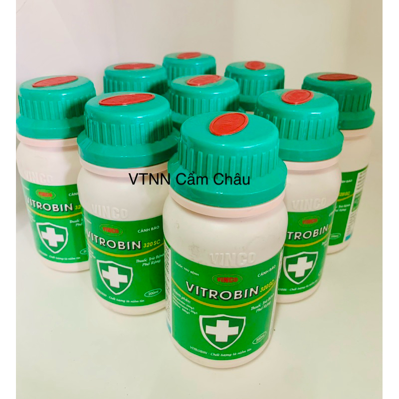 VITROBIN 320SC (200ml): thán thư trên bông/trái, thối trái, ghẻ cam ...
