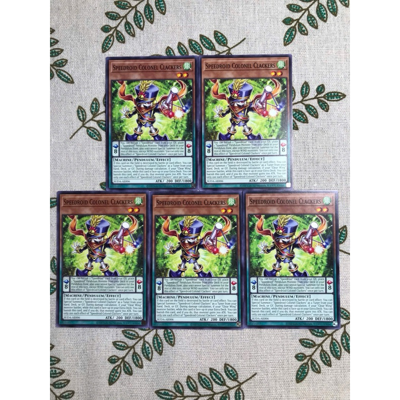 [LiLy_Yugioh] Lá bài Suda-AE006 Speedroid Colonel Clackers (N) | Shopee ...